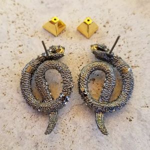 Alexis Bittar | Jewelry | Alexis Bittar Elements Coiled Serpent Snake ...